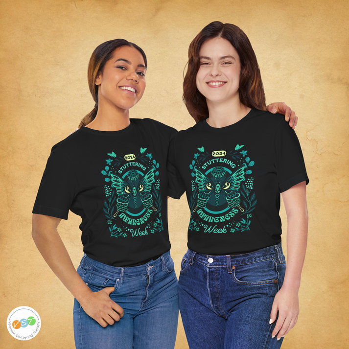 Stuttering Awareness Week 2024 Tshirt – Vermont Stuttering Therapy